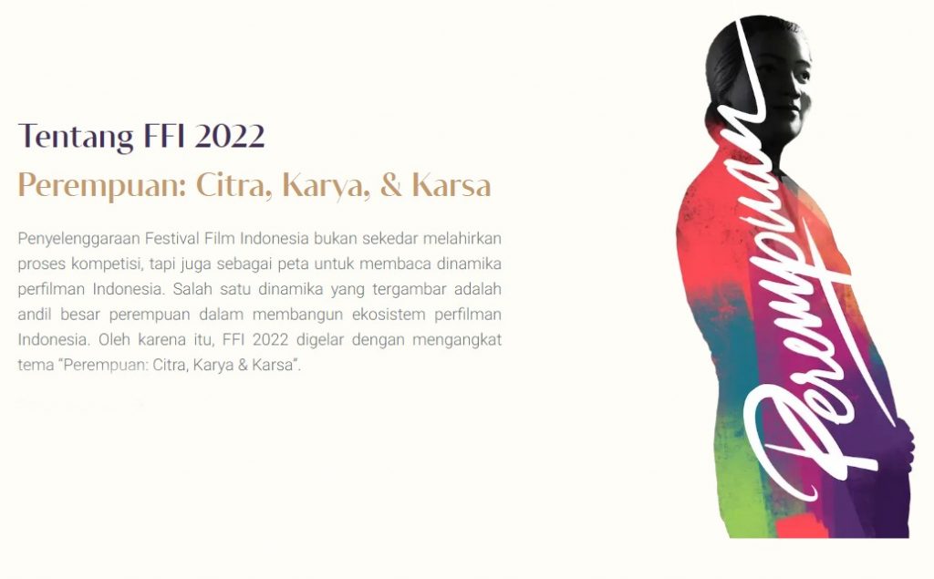 FESTIVAL FILM INDONESIA (FFI) 2022, USUNG TEMA PEREMPUAN | Bocah Bocah Bikin Film